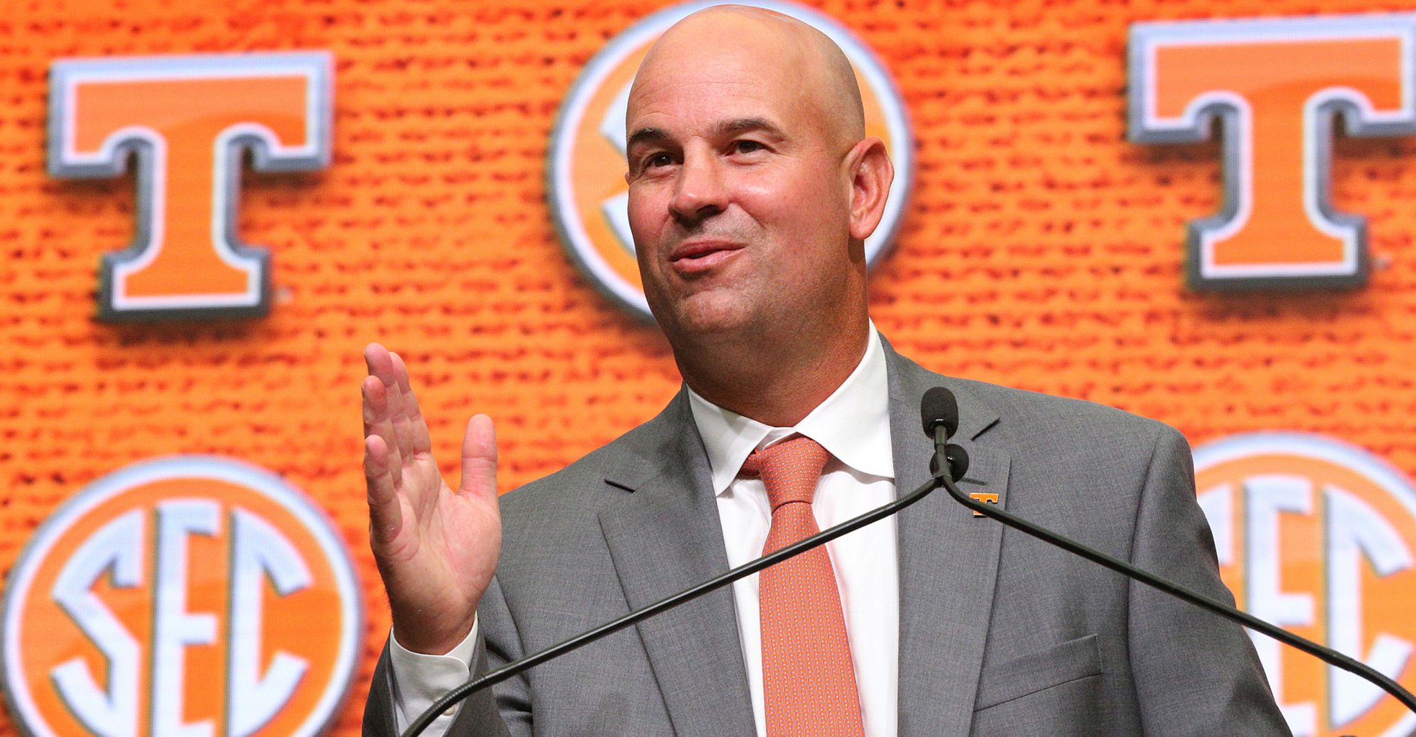 Tennessee coach Jeremy Pruitt responds to criticism from CBS analyst Aaron Murray