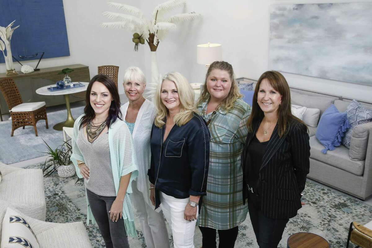 What could four Houston design teams do with a gray sofa and cool art ...