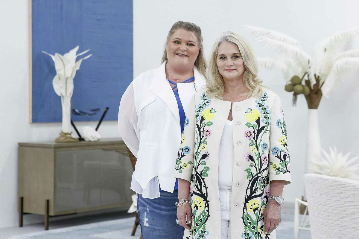 What could four Houston design teams do with a gray sofa and cool art ...