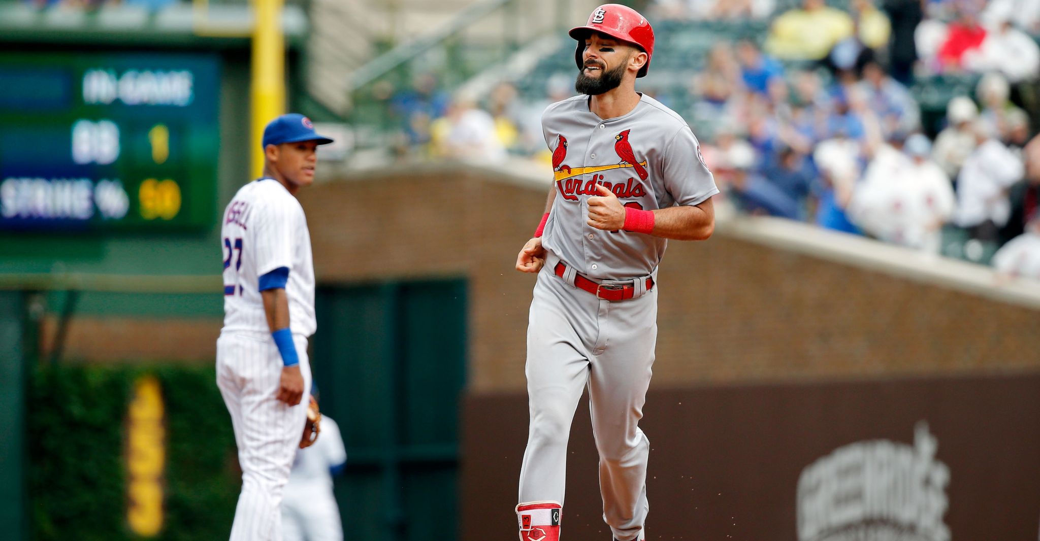 Cardinals' Matt Carpenter hits 3 HRs, 2 doubles in 6 innings, exits