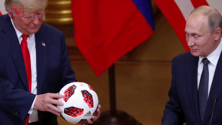 Putin’s Soccer Ball for Trump Had Transmitter Chip, Logo Indicates