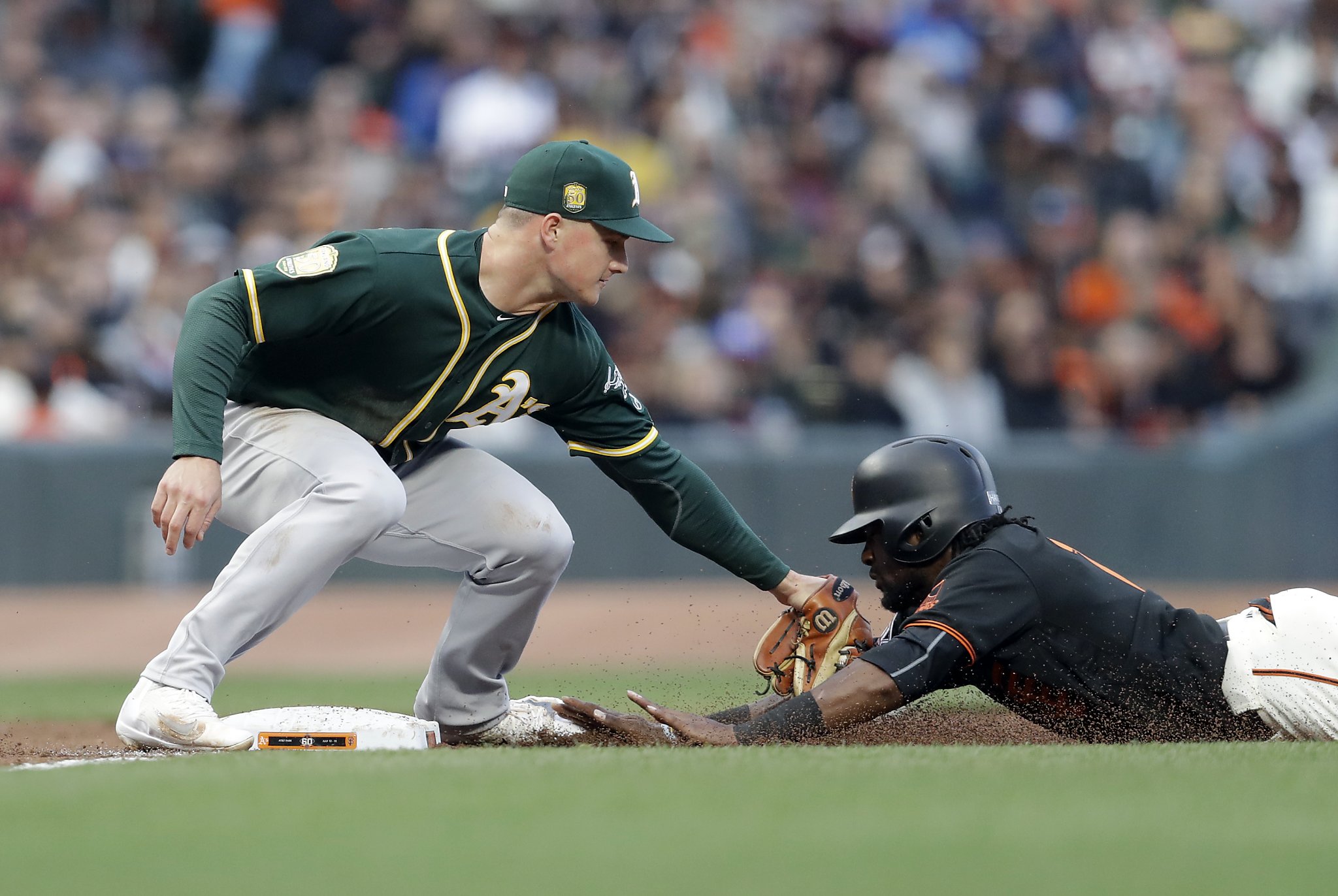 A’s Matt Chapman holds major lead in defensive rankings