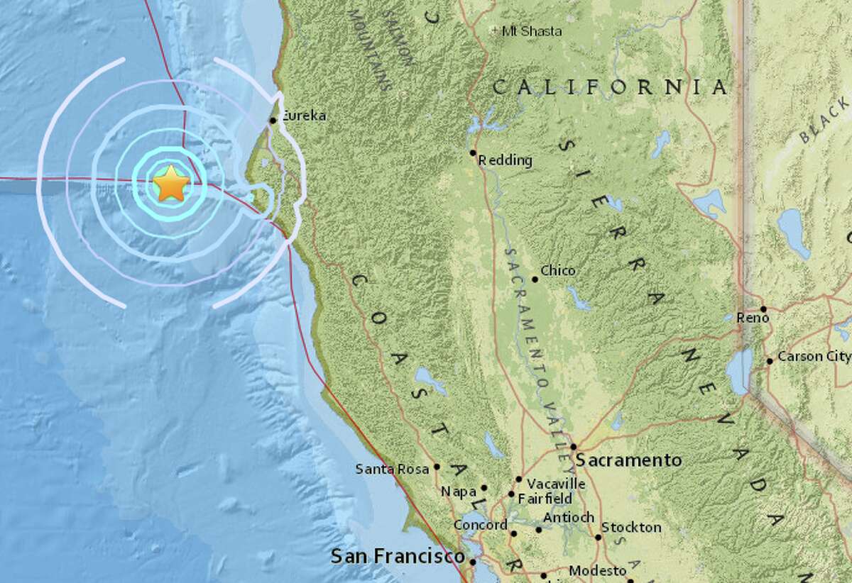 Magnitude 4.5 earthquake strikes near Petrolia, CA