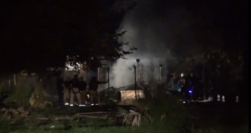 Home labeled a complete loss after fire in Trinity area