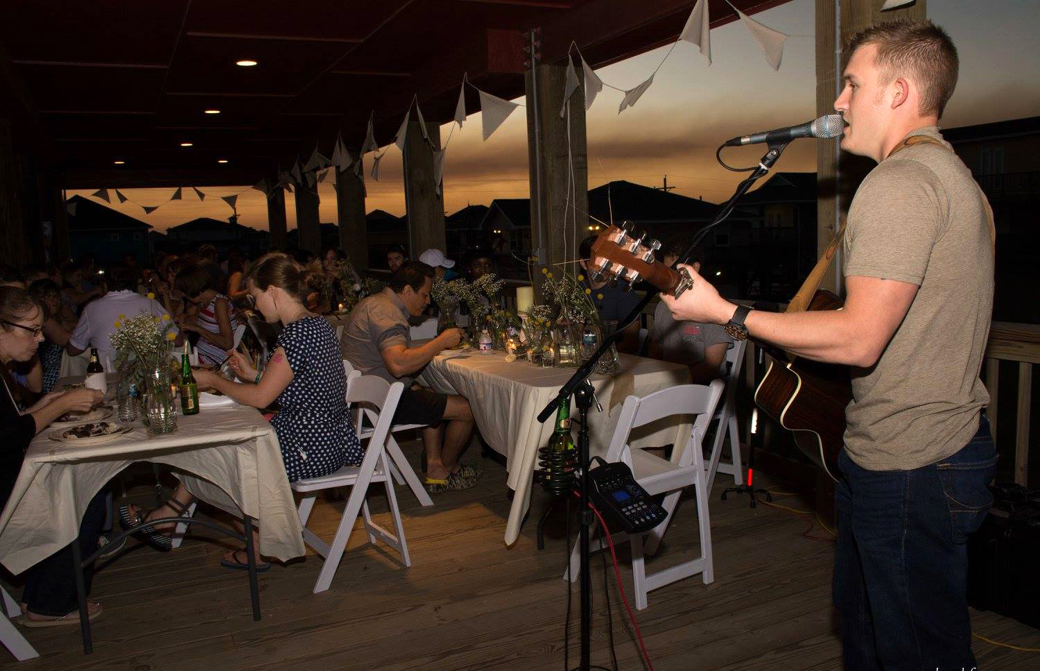 Singer/songwriter and firefighter is all in on stage