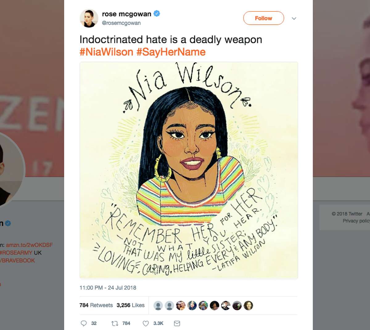 Steph Curry dedicates showcase game to Nia Wilson, invites her family