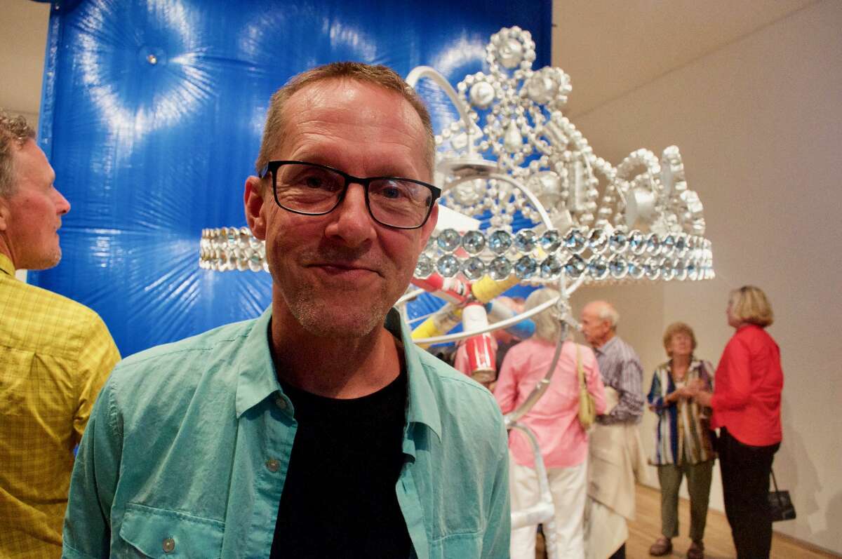 Catch the glitter before it comes down, at Tim Hawkinson's new exhibit