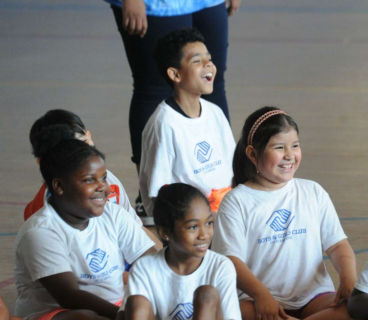 Children clown around at circus camp in Stamford