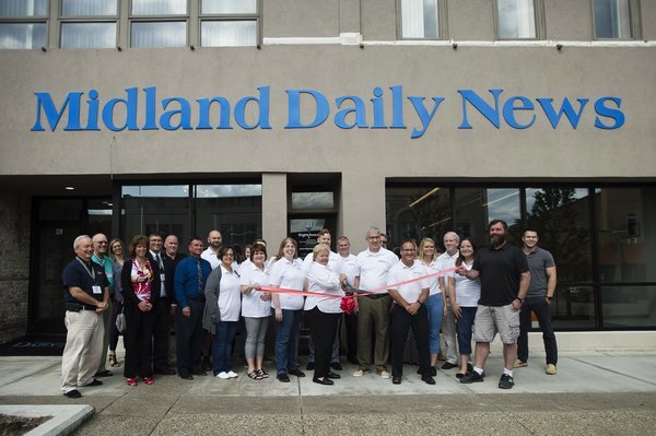 Ribbon cutting for new Midland Daily News office