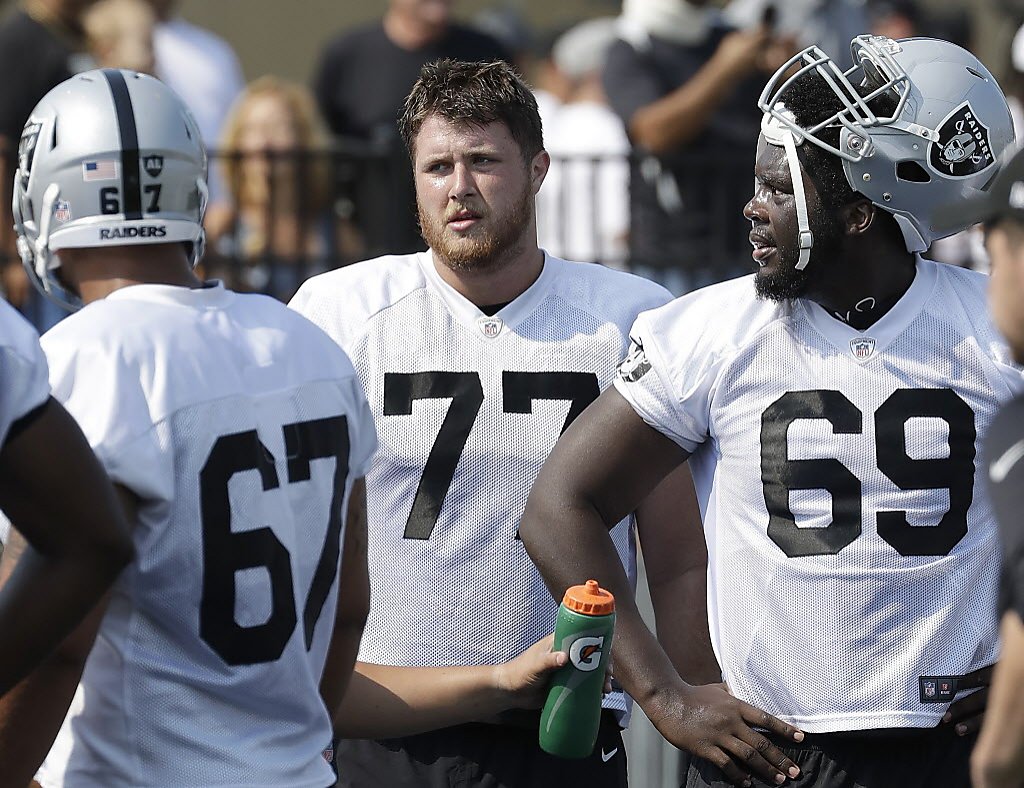 Raiders practice report: Tackle depth a key issue