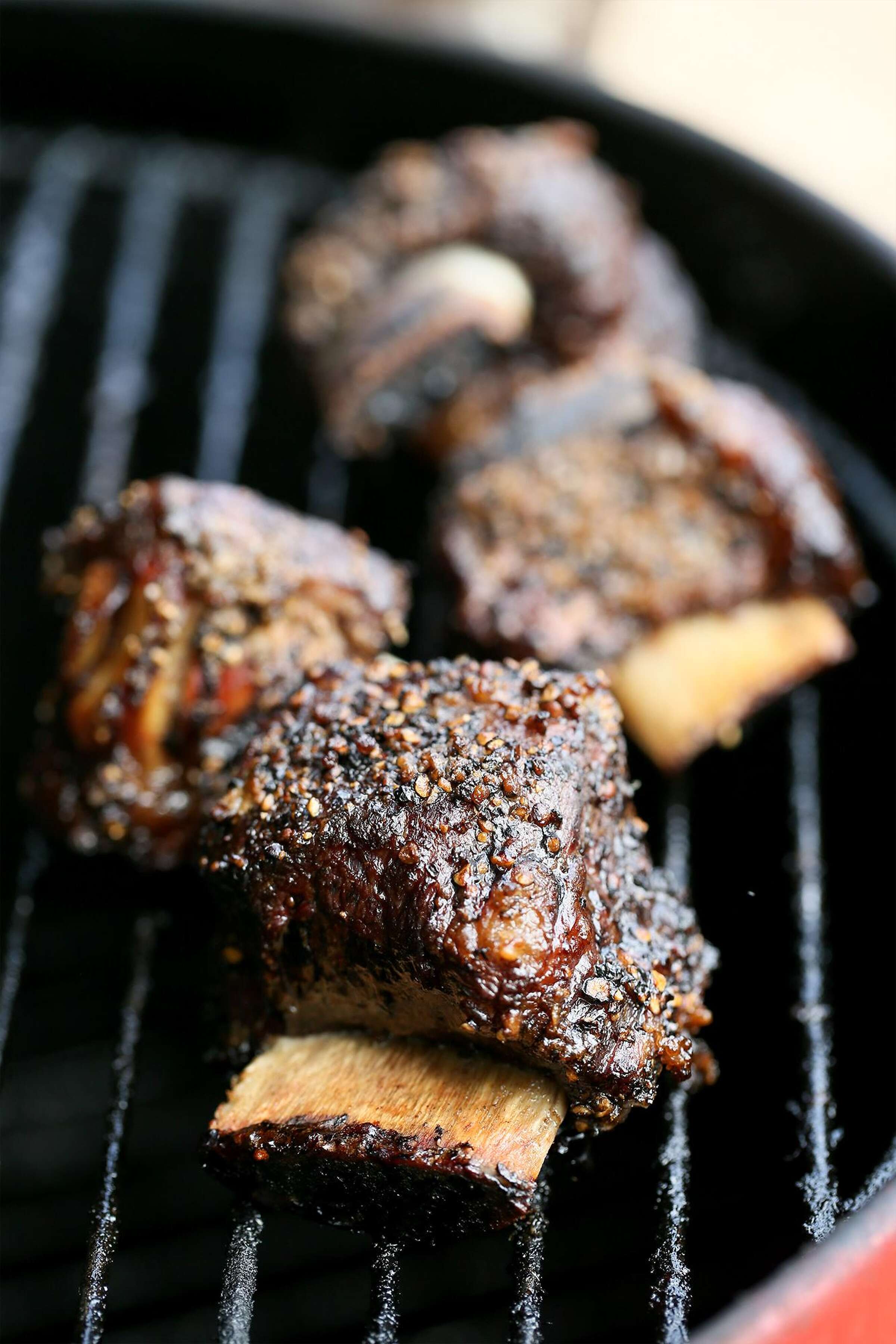 Beef ribs can provide bold brisket flavor in a fraction of the cooking time