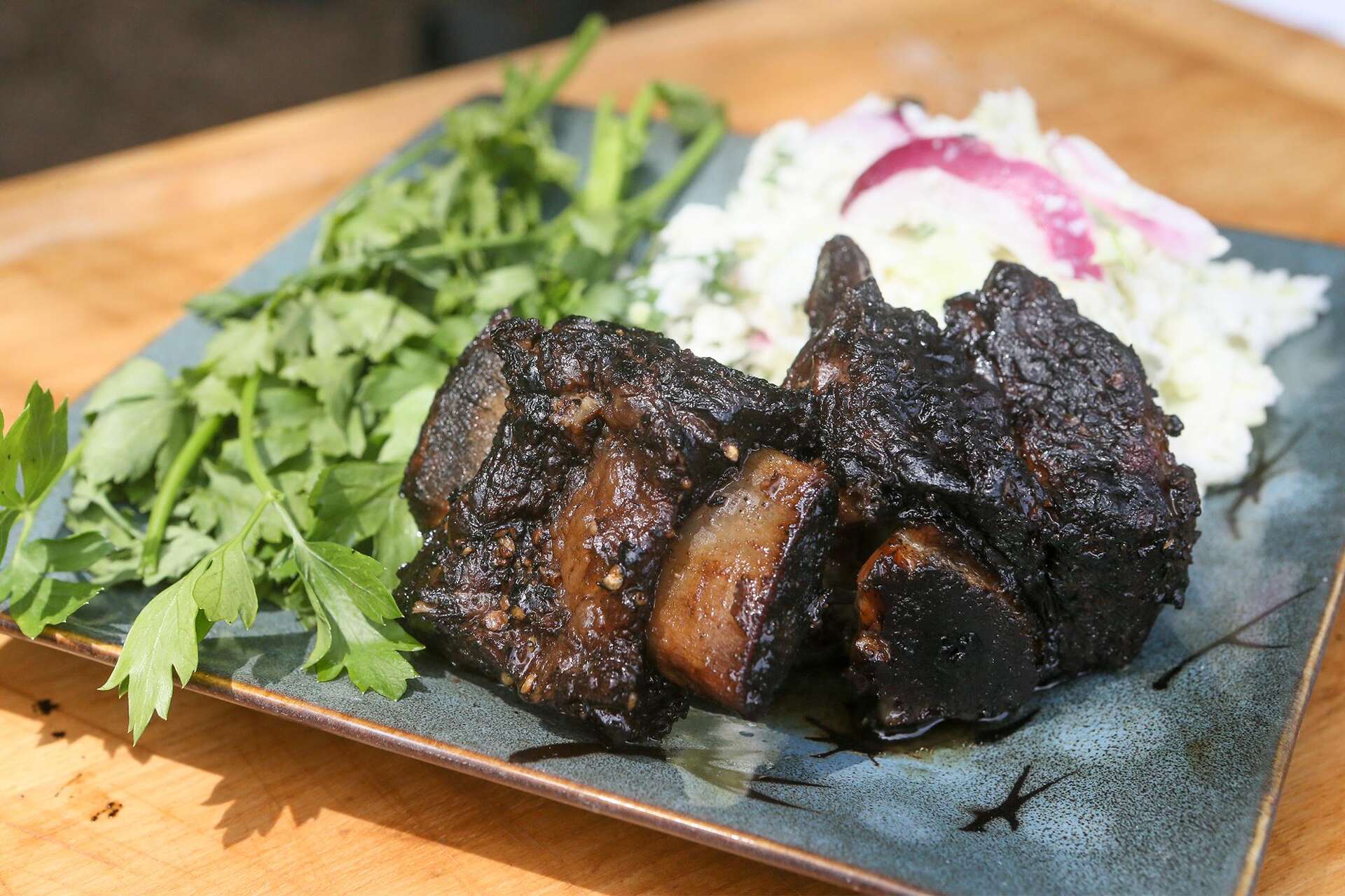 Beef ribs can provide bold brisket flavor in a fraction of the cooking time