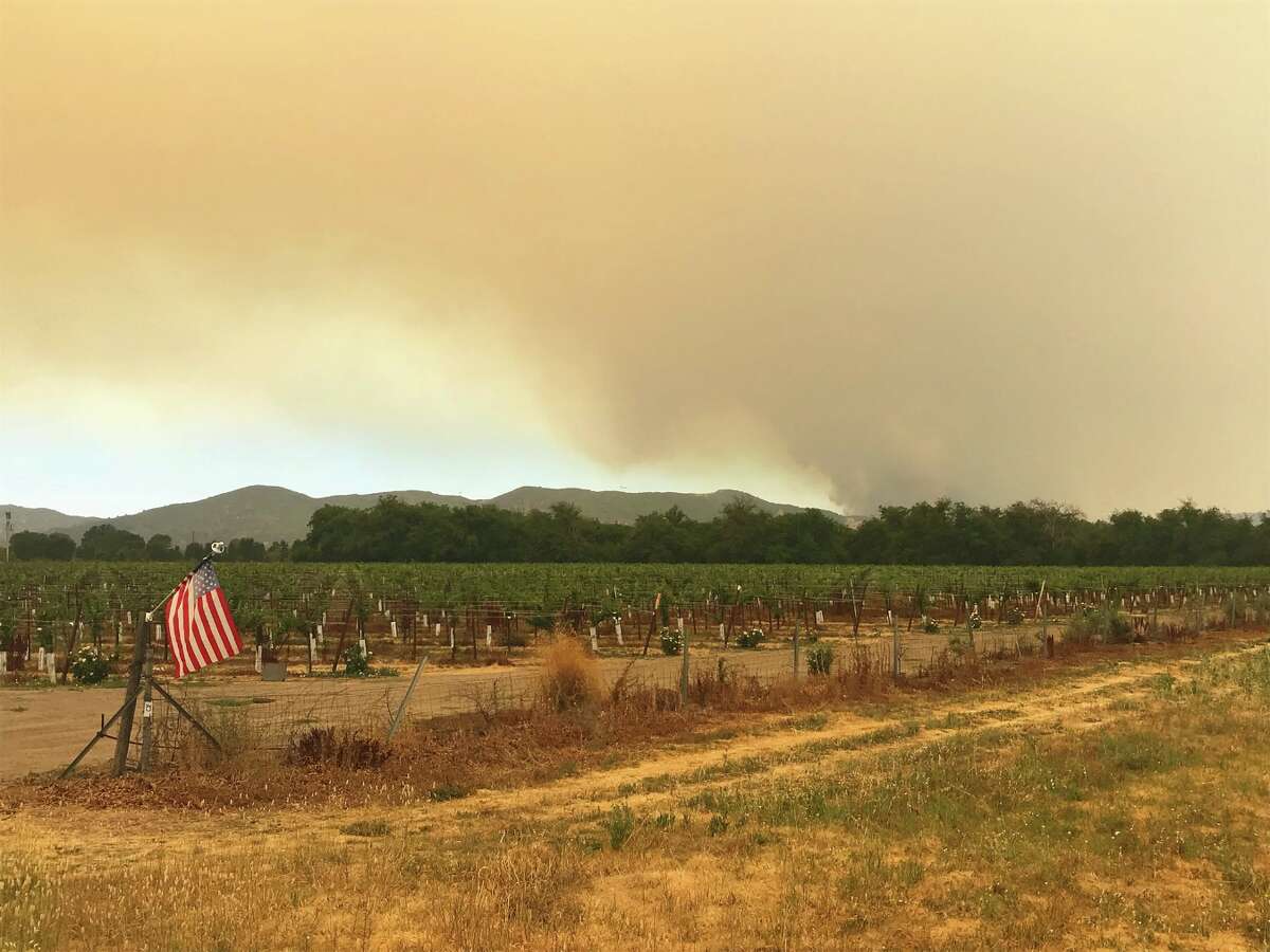 Video shows massive fire cloud towering over Mendocino fires