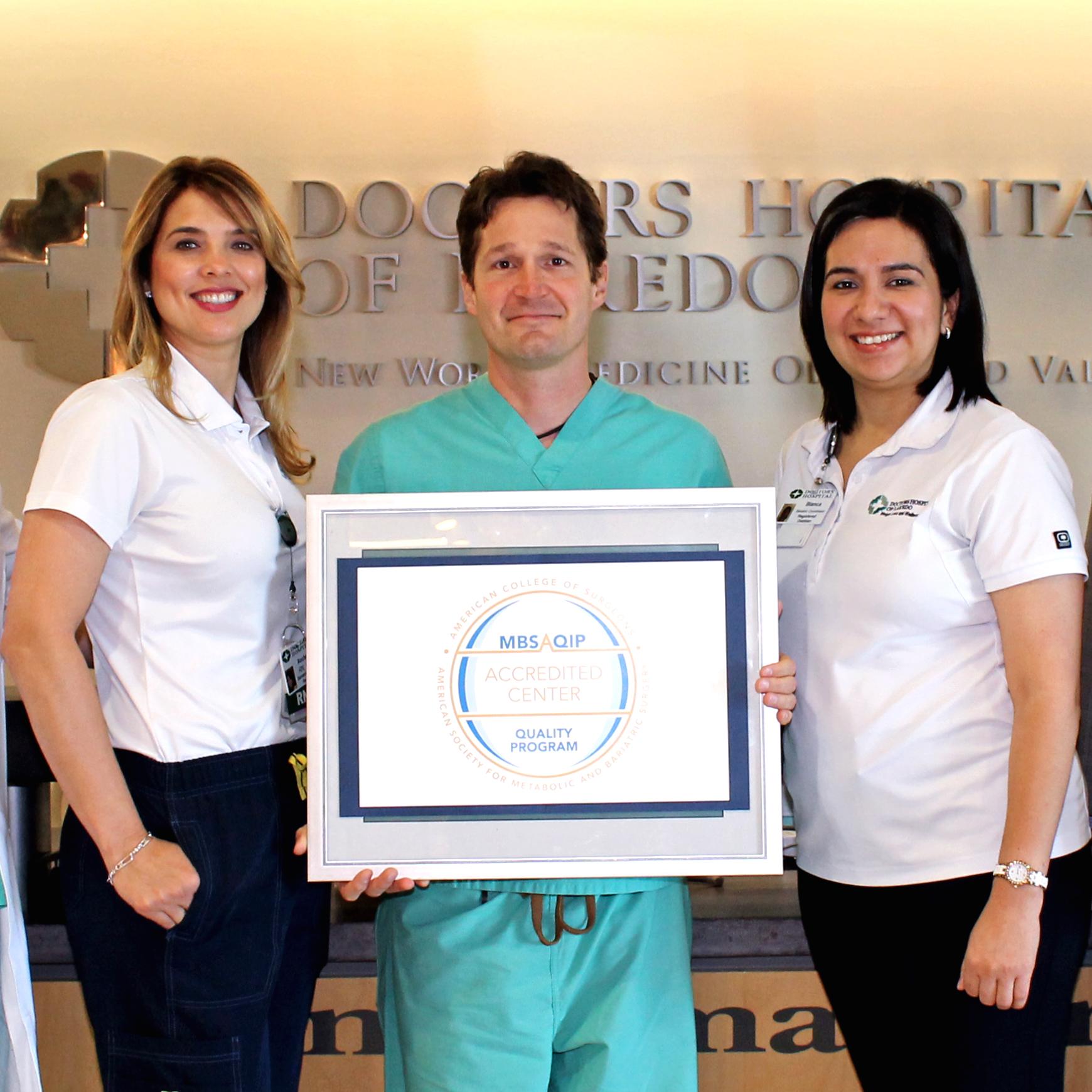 Doctors Hospital of Laredo Recognized for Quality Bariatric Surgery