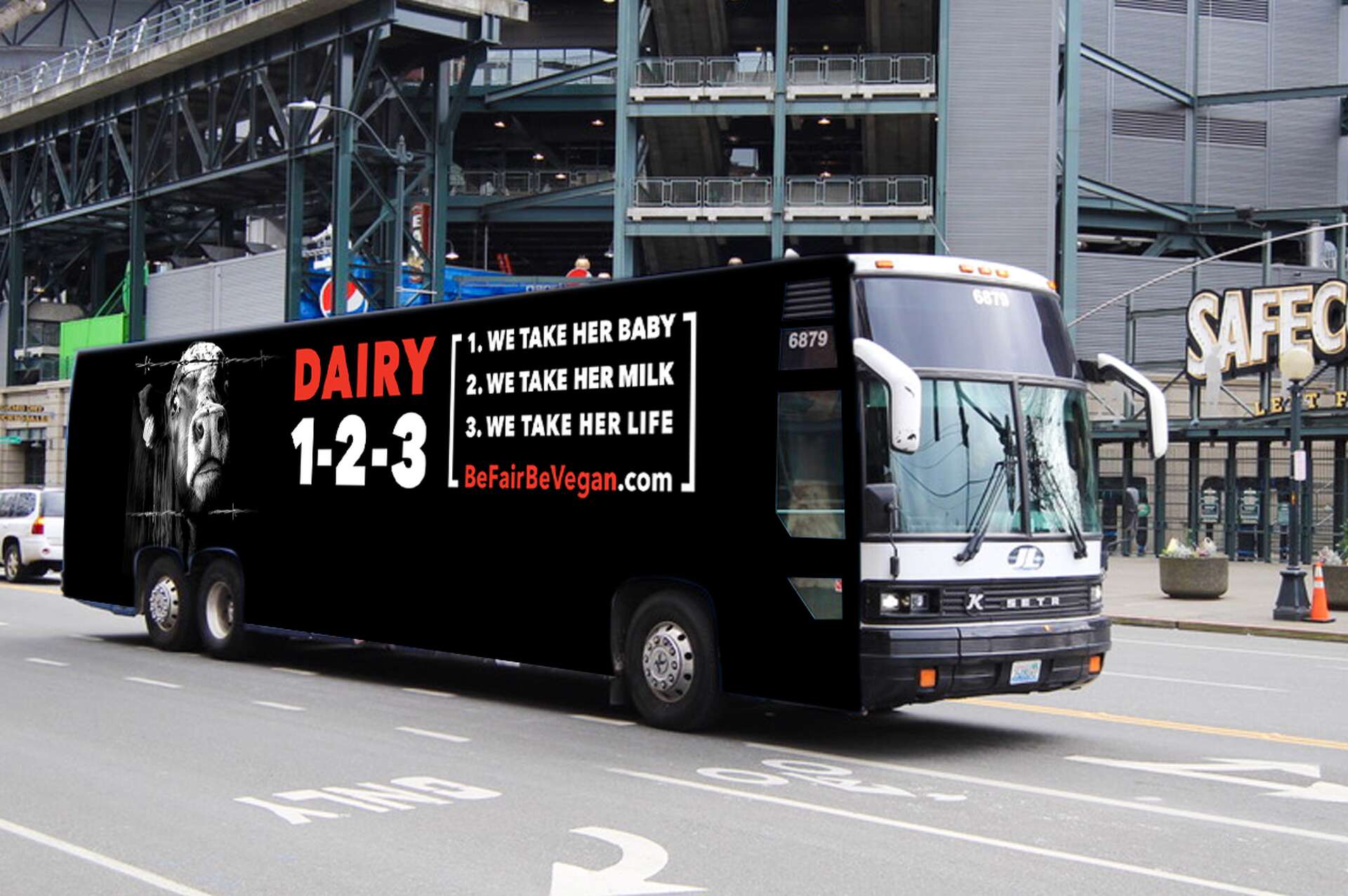 Striking pro-vegan ads hit Seattle