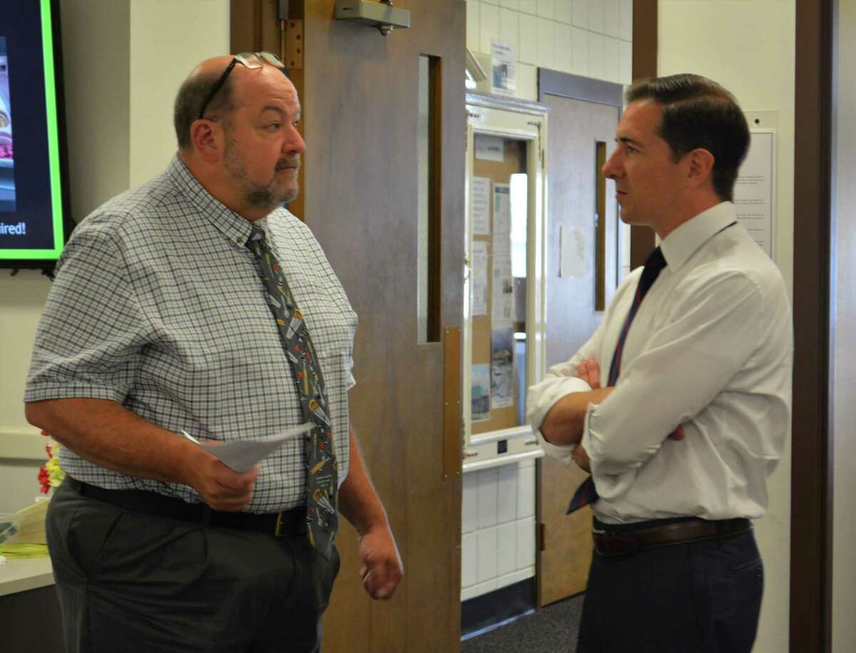 Attorney general candidate Chris Mattei stumps at Torrington senior center