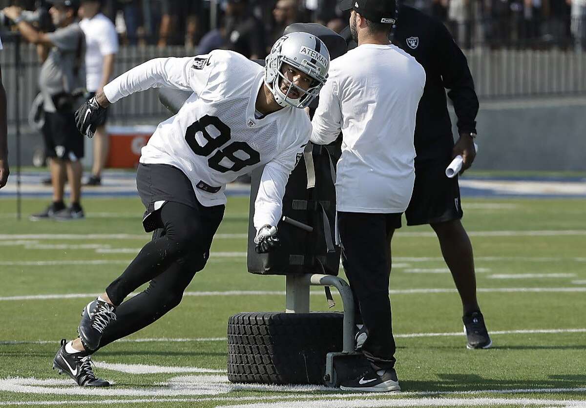 Raiders practice report: Rookie WR Marcell Ateman making an impression