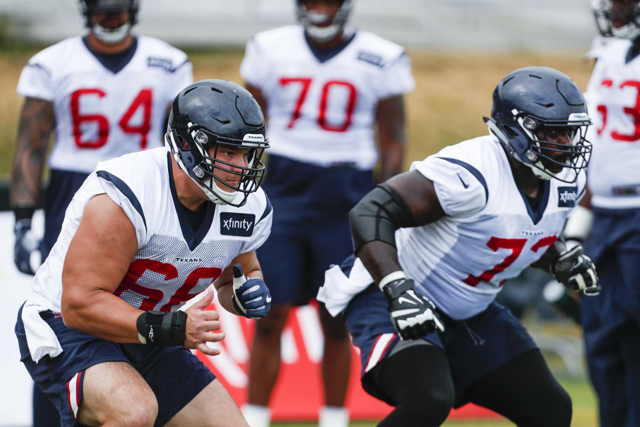 Texans hope overhauled offensive line becomes an improved unit
