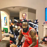 Houston-area man creates intricate LEGO mosaics of James Harden, Jose ...