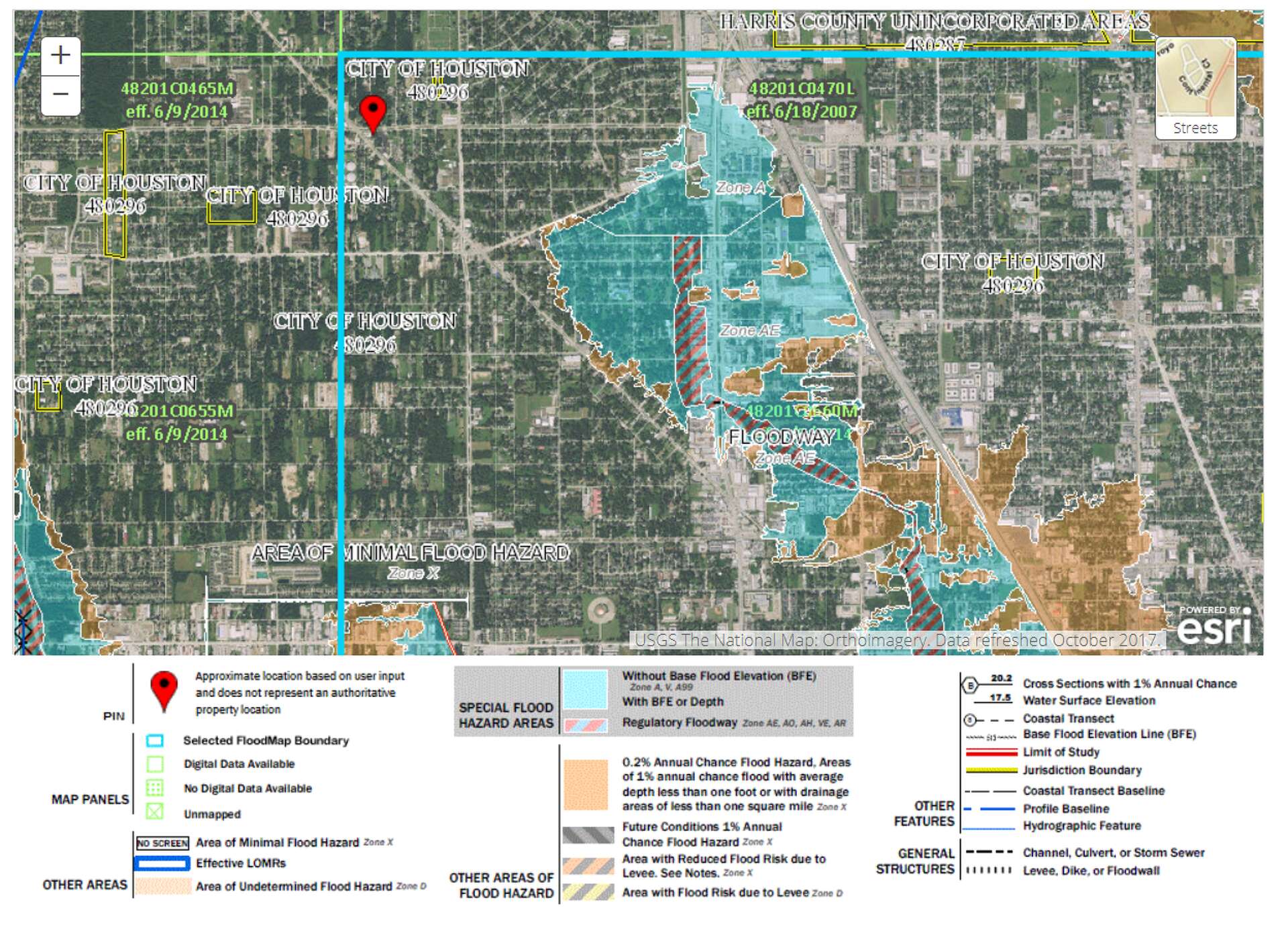 This FEMA interactive allows you to enter any address and see the flood ...