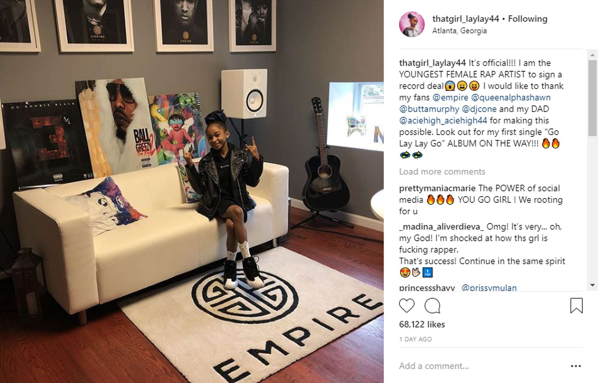 11-year-old Houston native signs with Empire Distribution