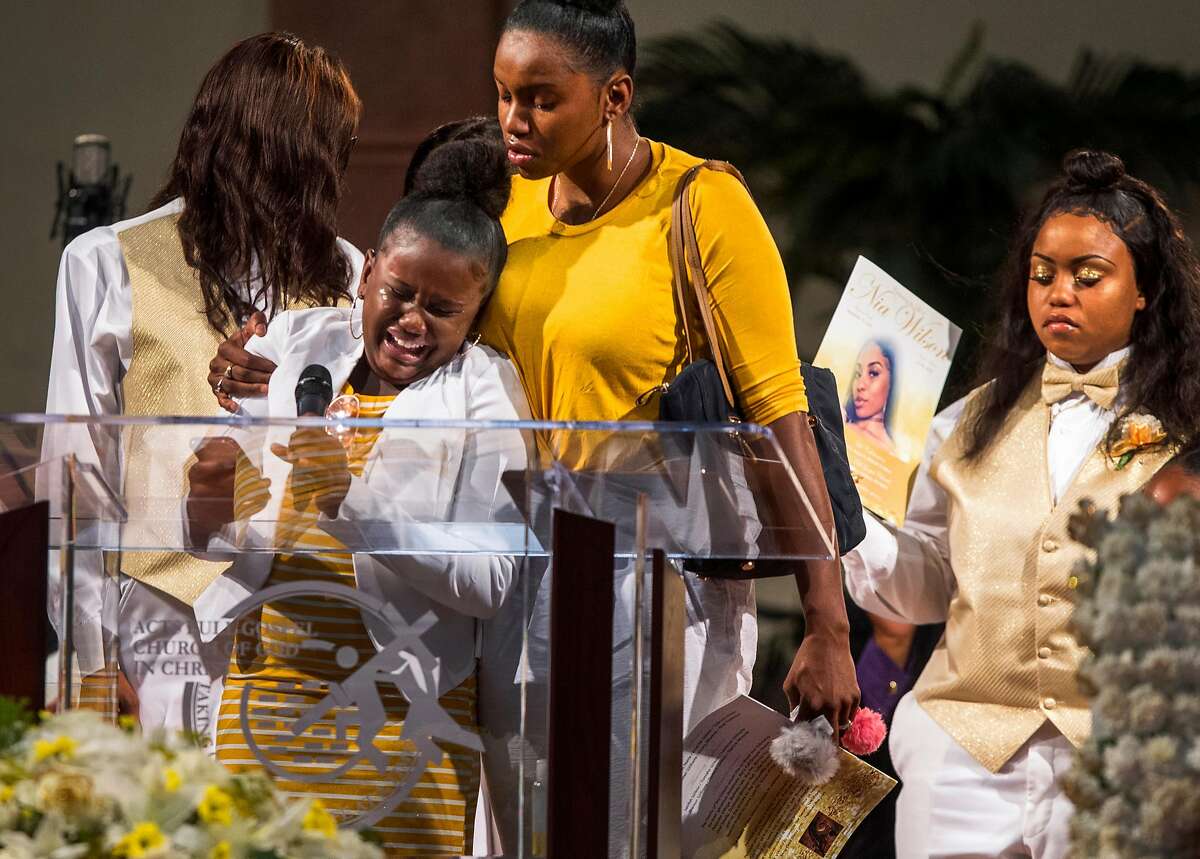 Hundreds gather to bid farewell to Nia Wilson at Oakland funeral
