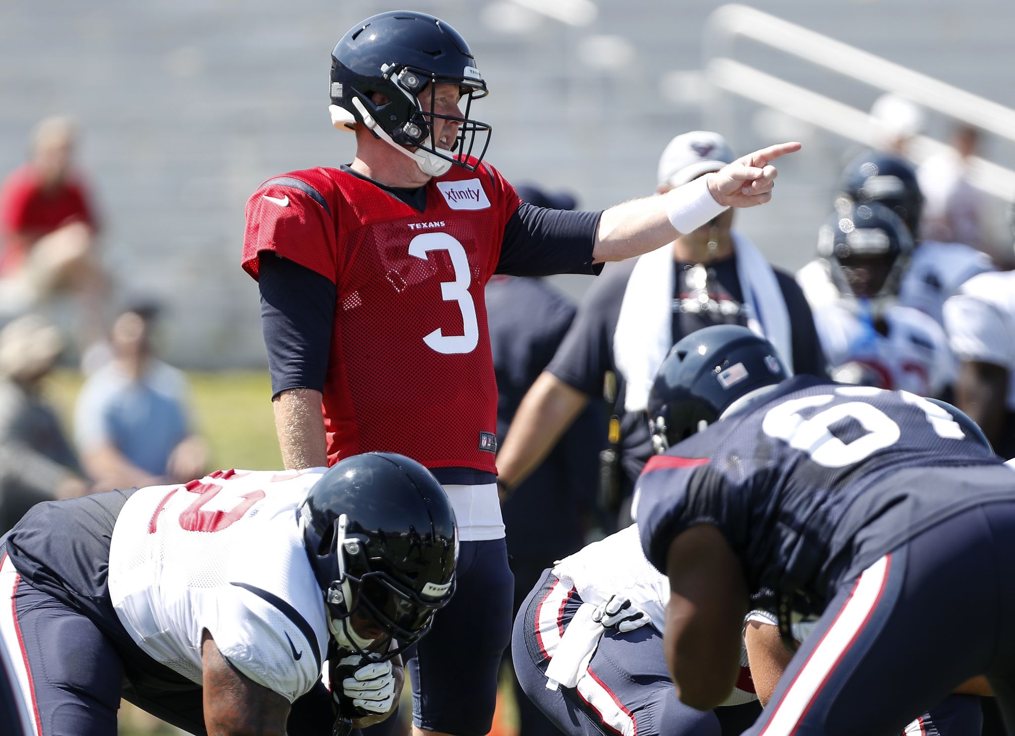 Texans backup QB Brandon Weeden having strong camp