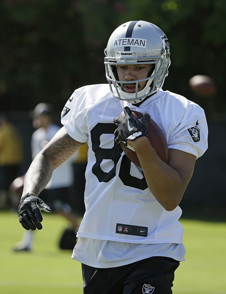 Rookie receiver Marcell Ateman has Raiders talking