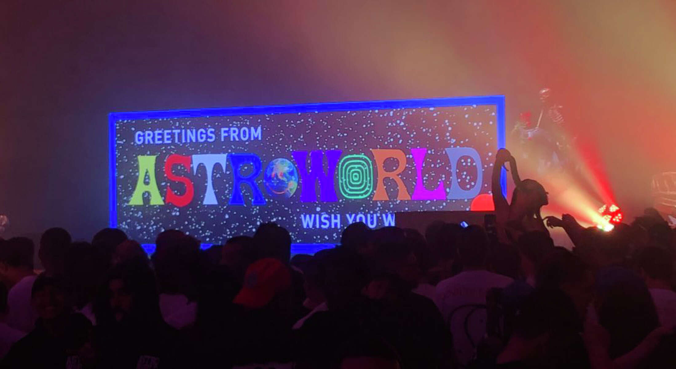 Video: Travis Scott surprises Houston fans with circus-themed ...