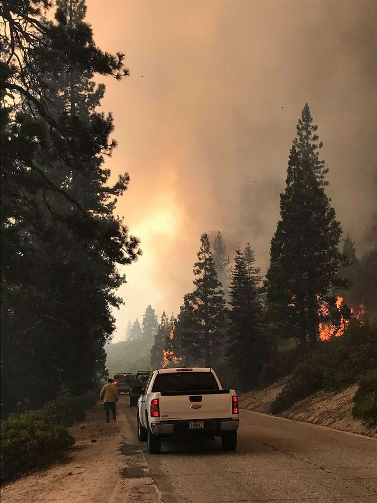 Historic California resort burns in raging Donnell Fire north of Yosemite