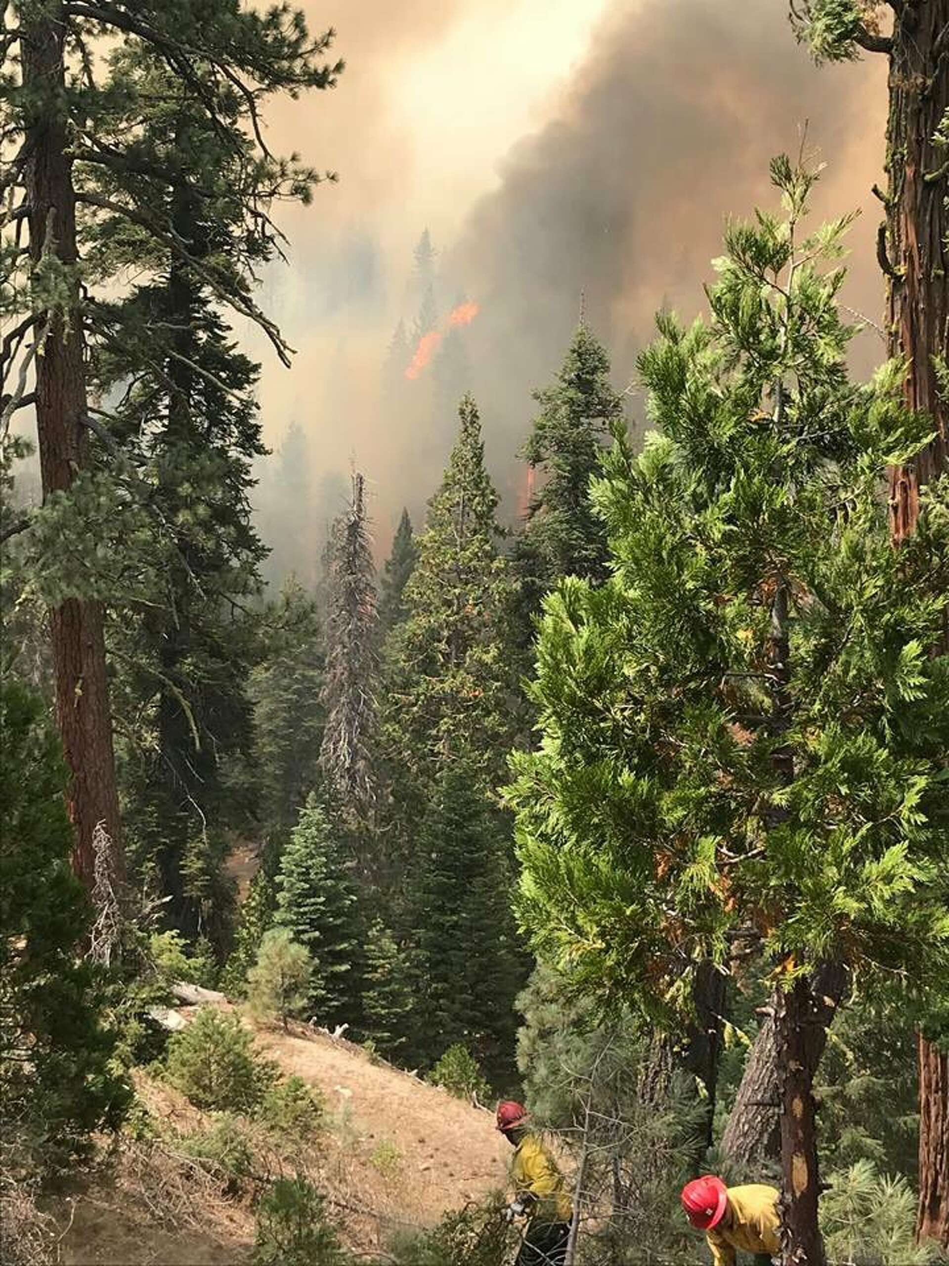 Historic California resort burns in raging Donnell Fire north of Yosemite