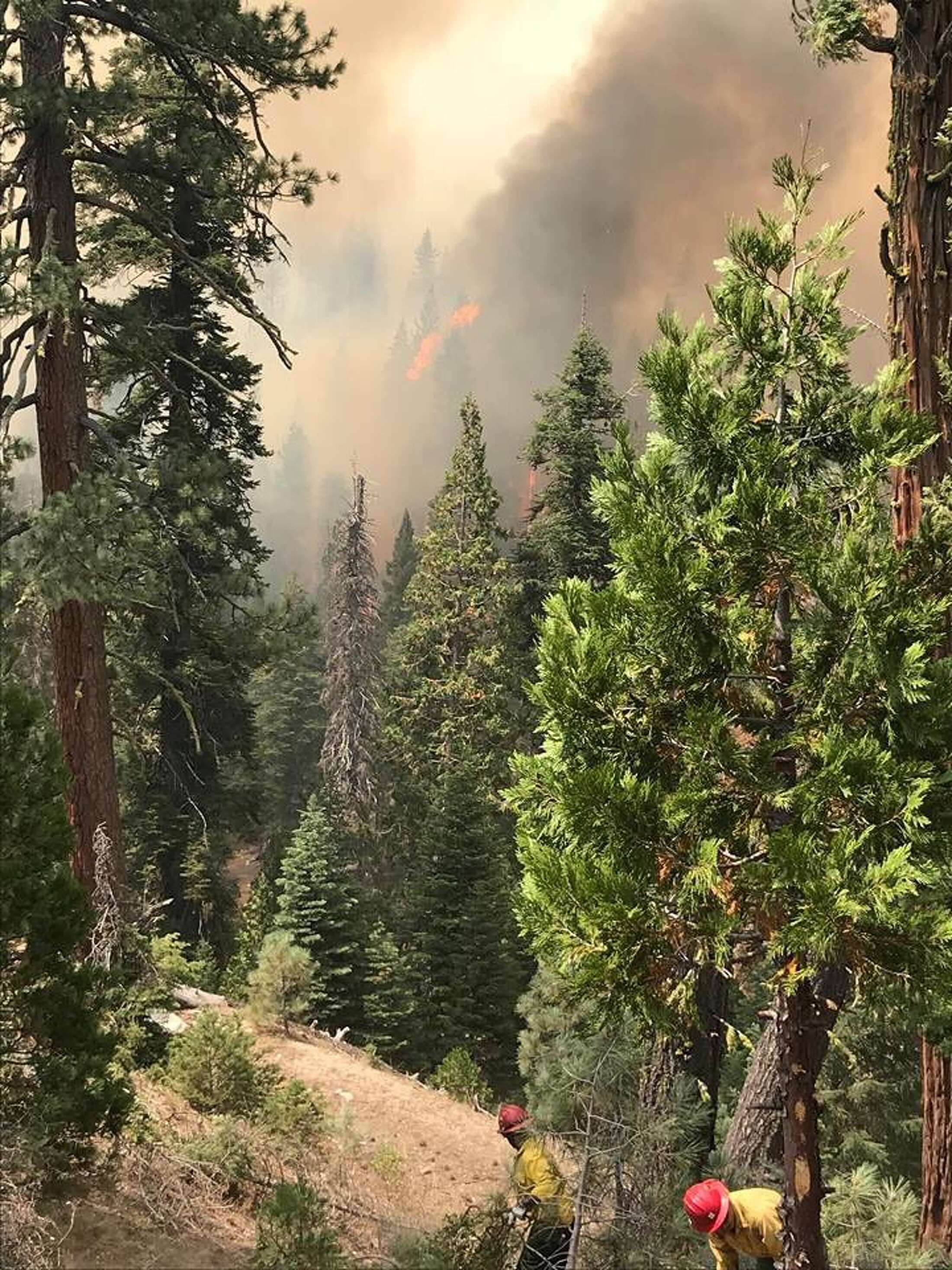 Historic California resort burns in raging Donnell Fire north of Yosemite