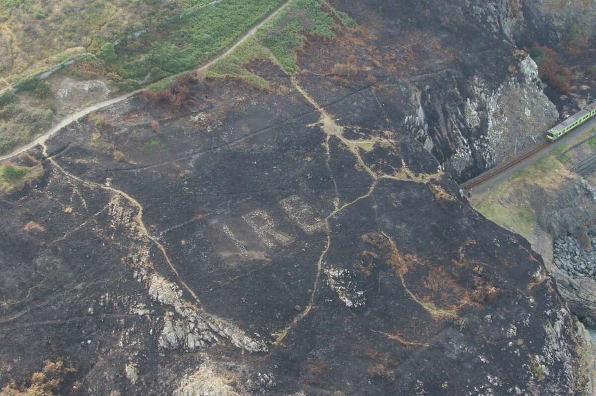 Wildfire reveals hidden WWII relic in Ireland