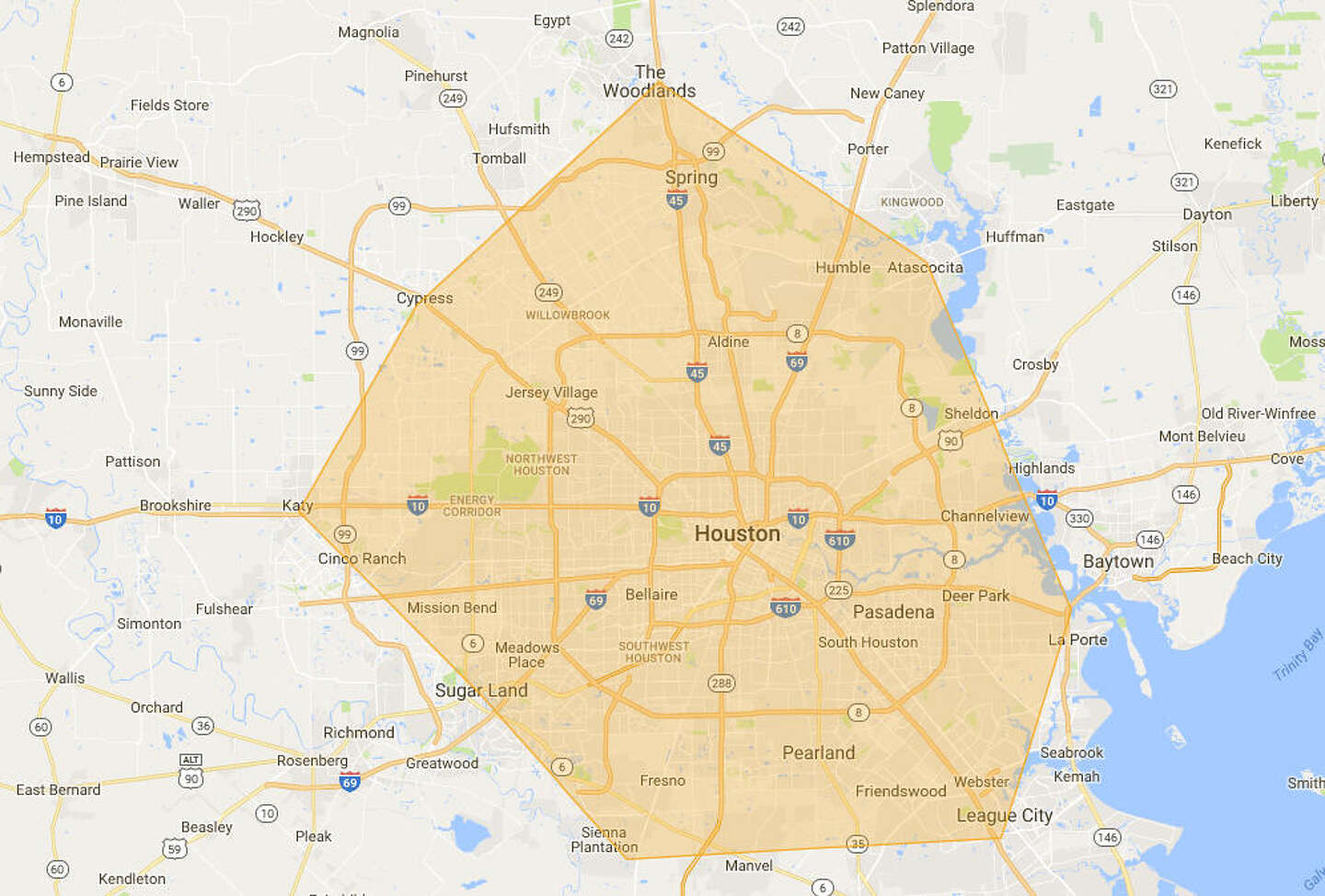 Where does 'Houston' begin and end?