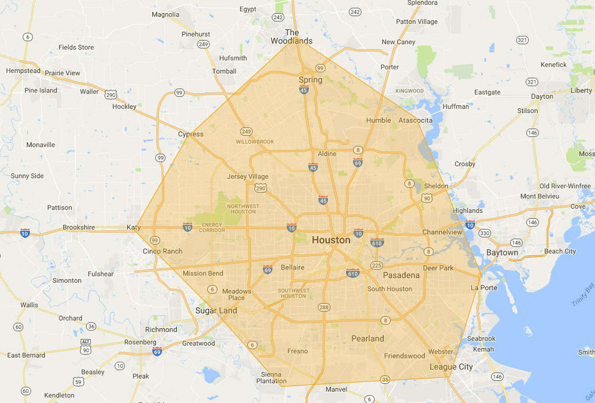 Where does 'Houston' begin and end?
