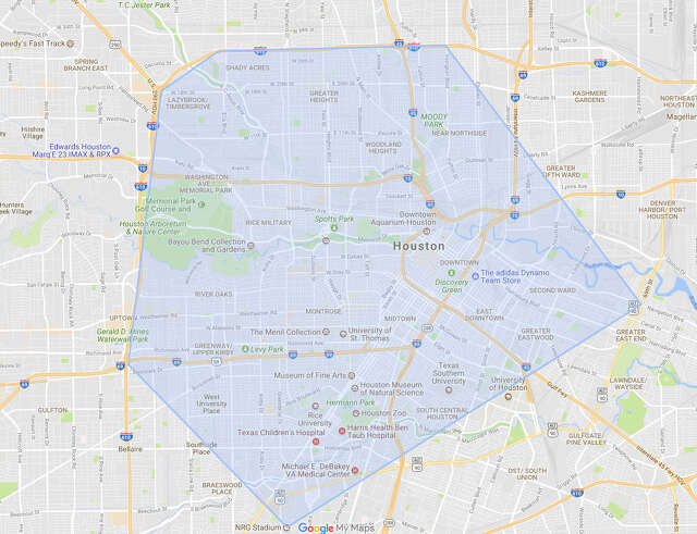 Where does 'Houston' begin and end?