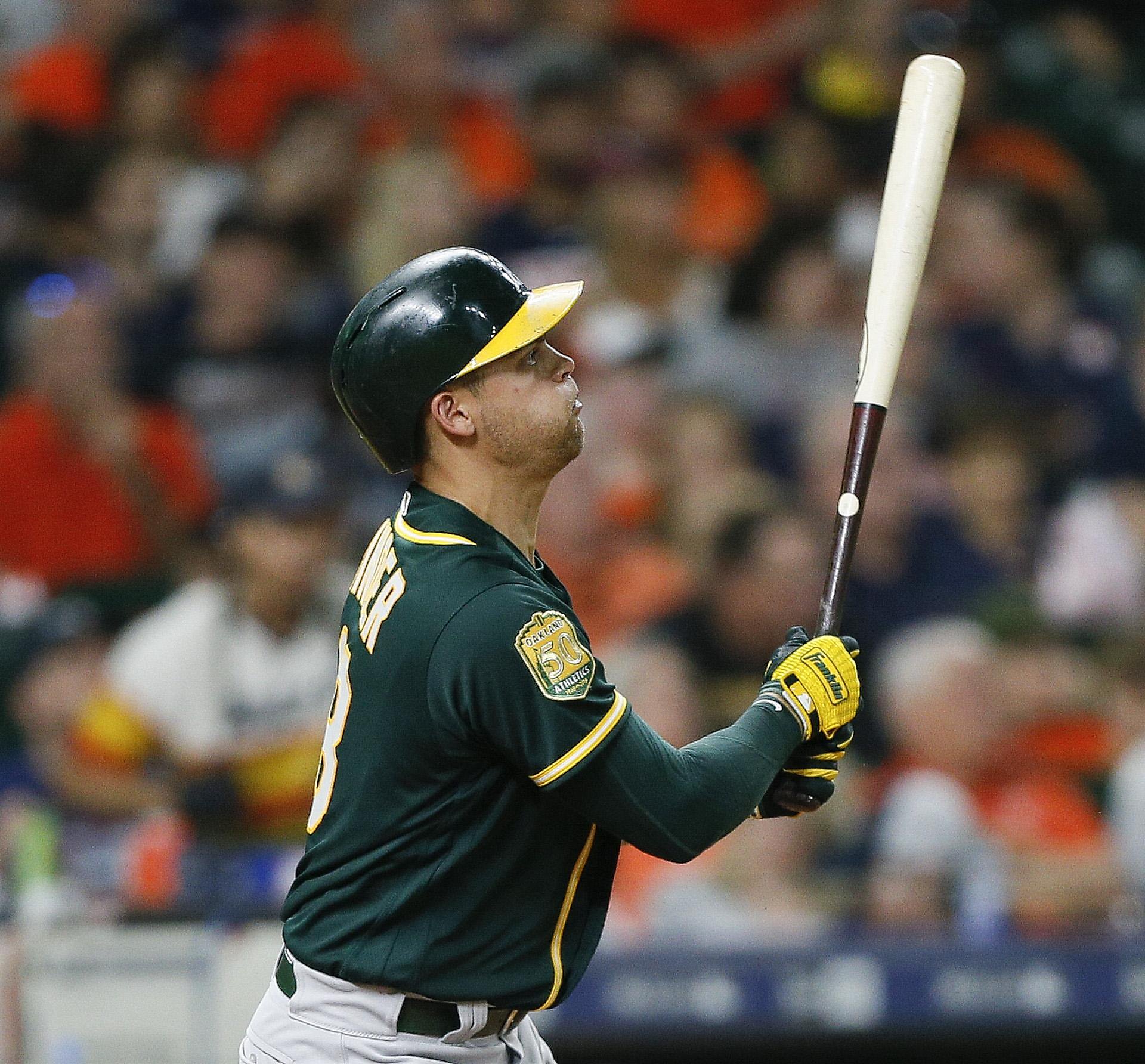Chad Pinder comes off DL; A’s send out Barreto, Dull, Wendelken