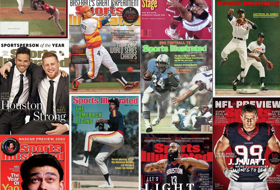 Houston teams featured on Sports Illustrated cover