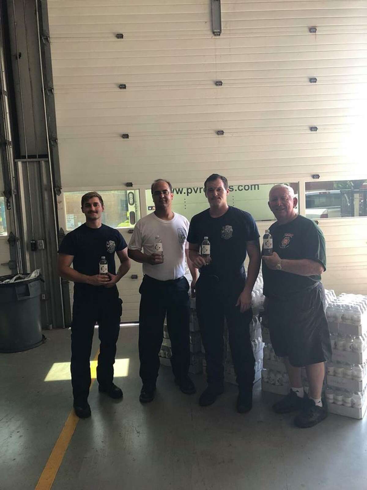 Montgomery County first responders receive water in firefighter’s memory