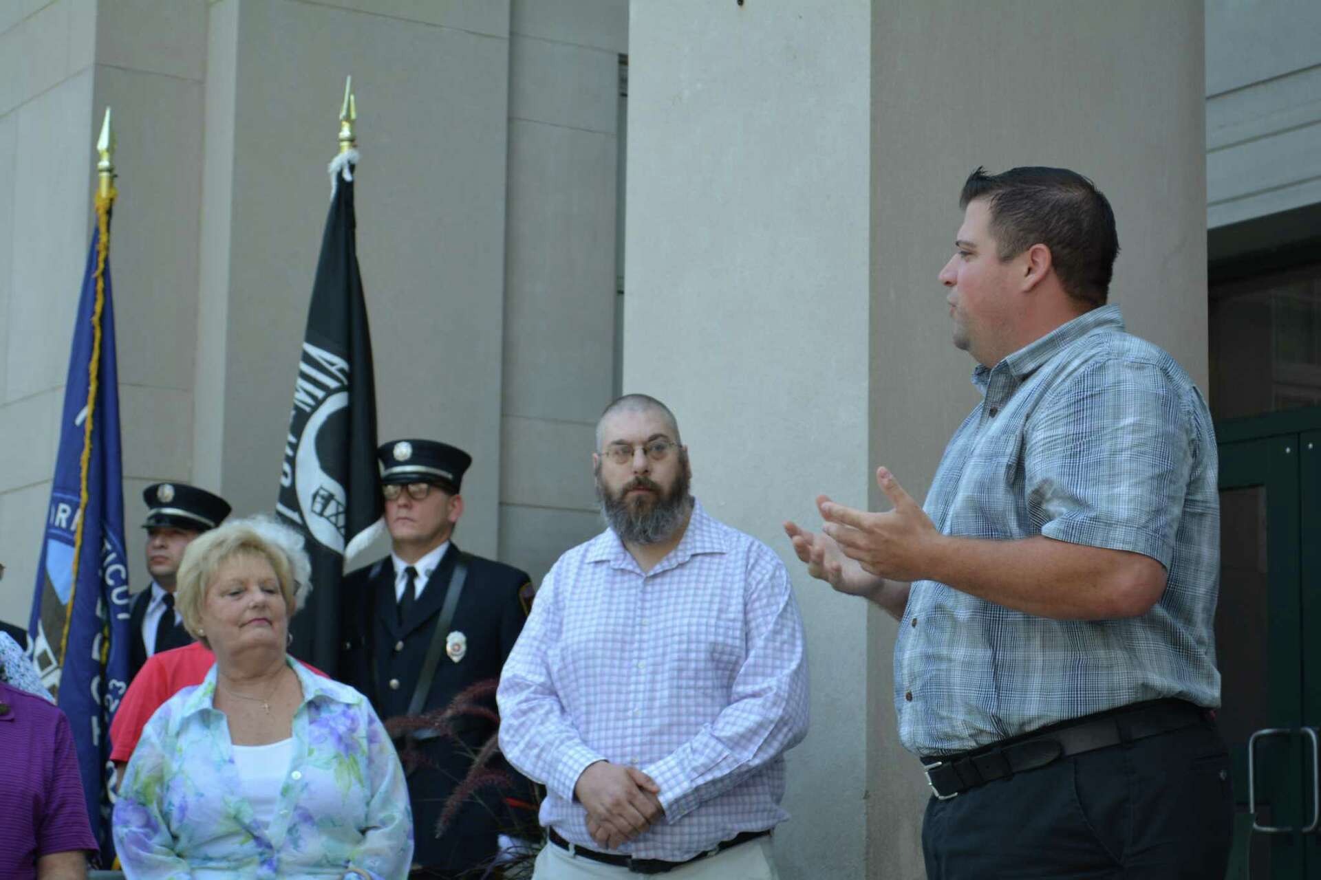 Torrington, a Purple Heart City, unveils new sign