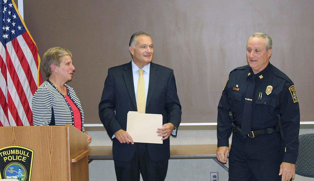 Trumbull police lieutenant promoted to captain