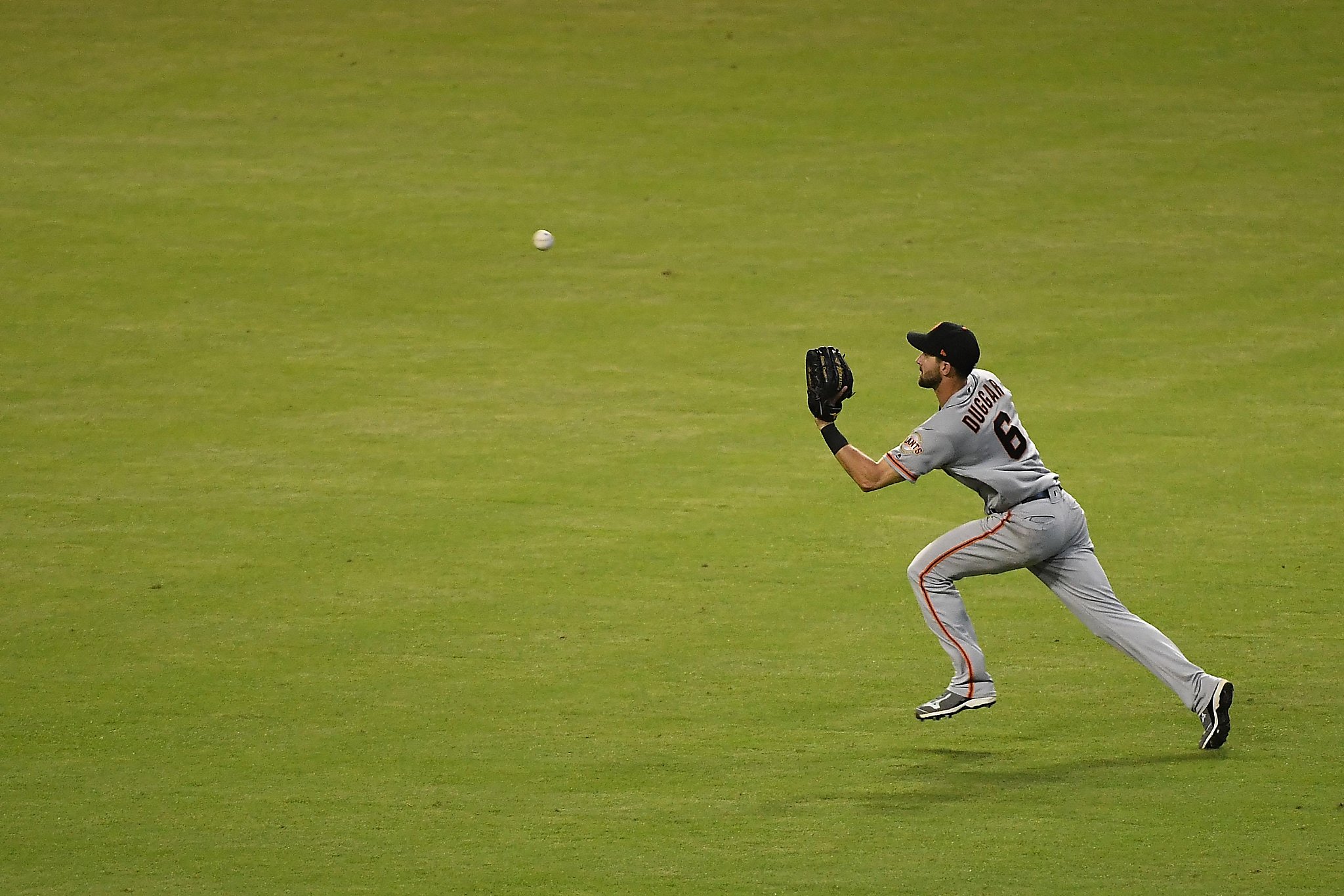 Giants’ Steven Duggar claiming center stage with his glove