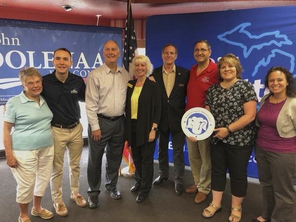 Moolenaar discusses domestic issues