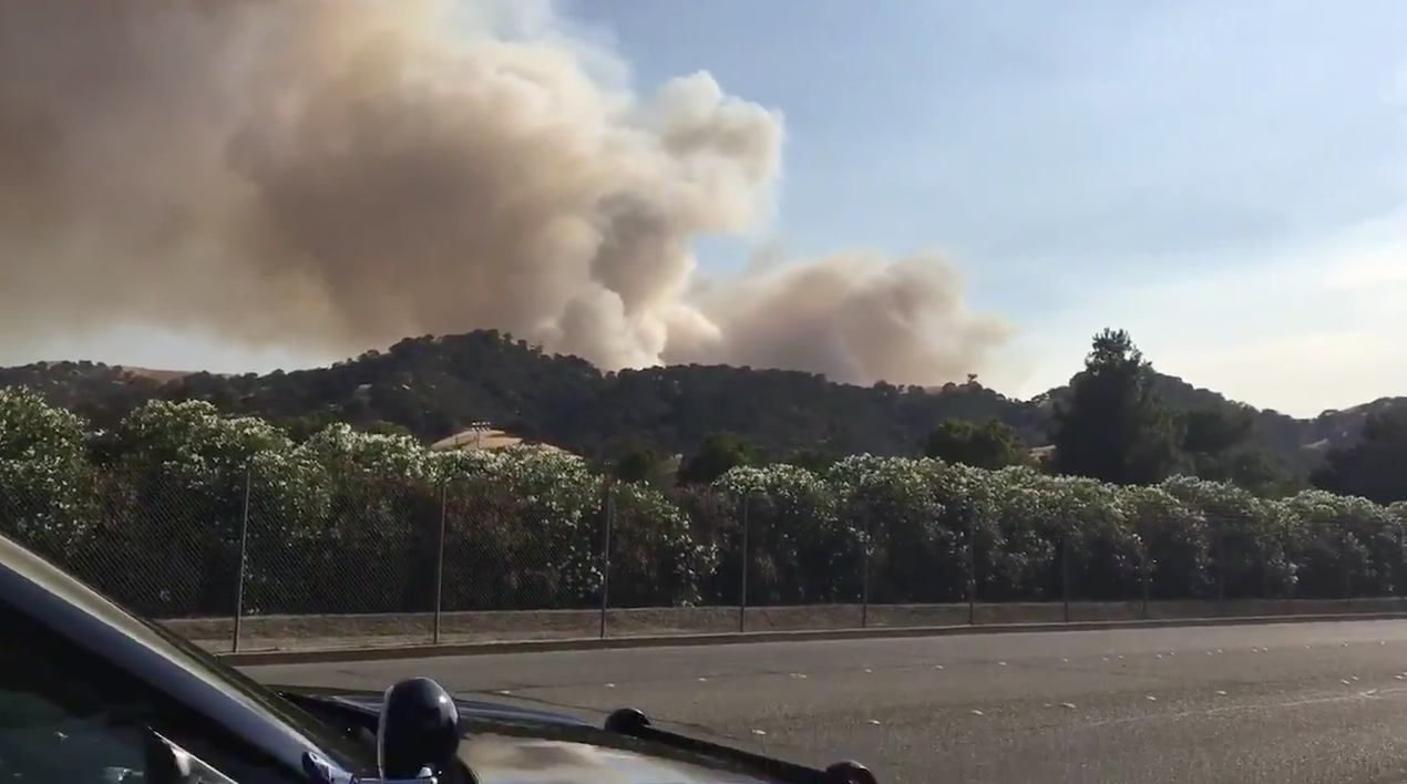Nelson Fire mostly contained, evacuations lifted in Fairfield and Vacaville