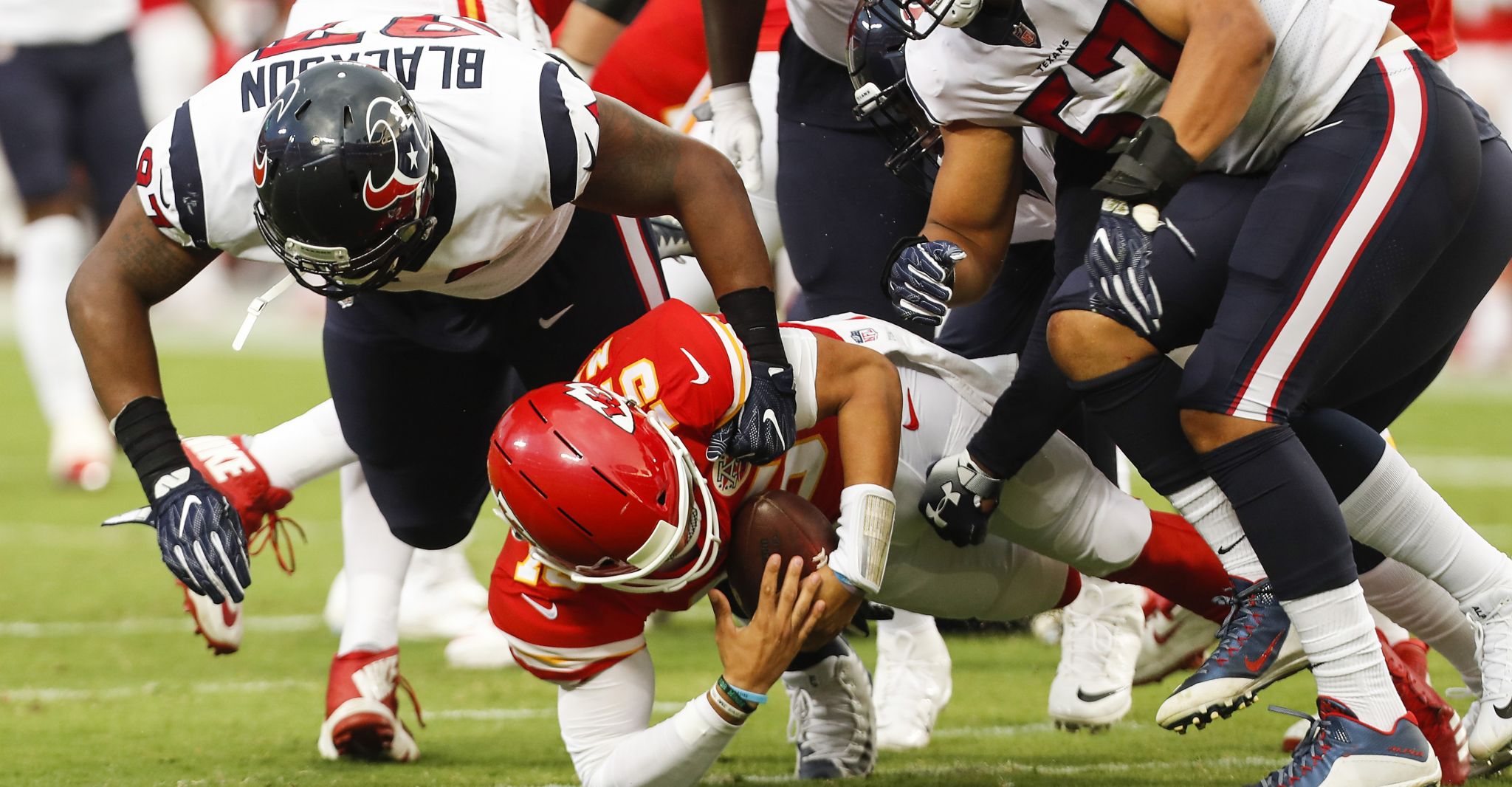 Texans coach Bill O'Brien on Angelo Blackson: 'He's a big, strong guy'