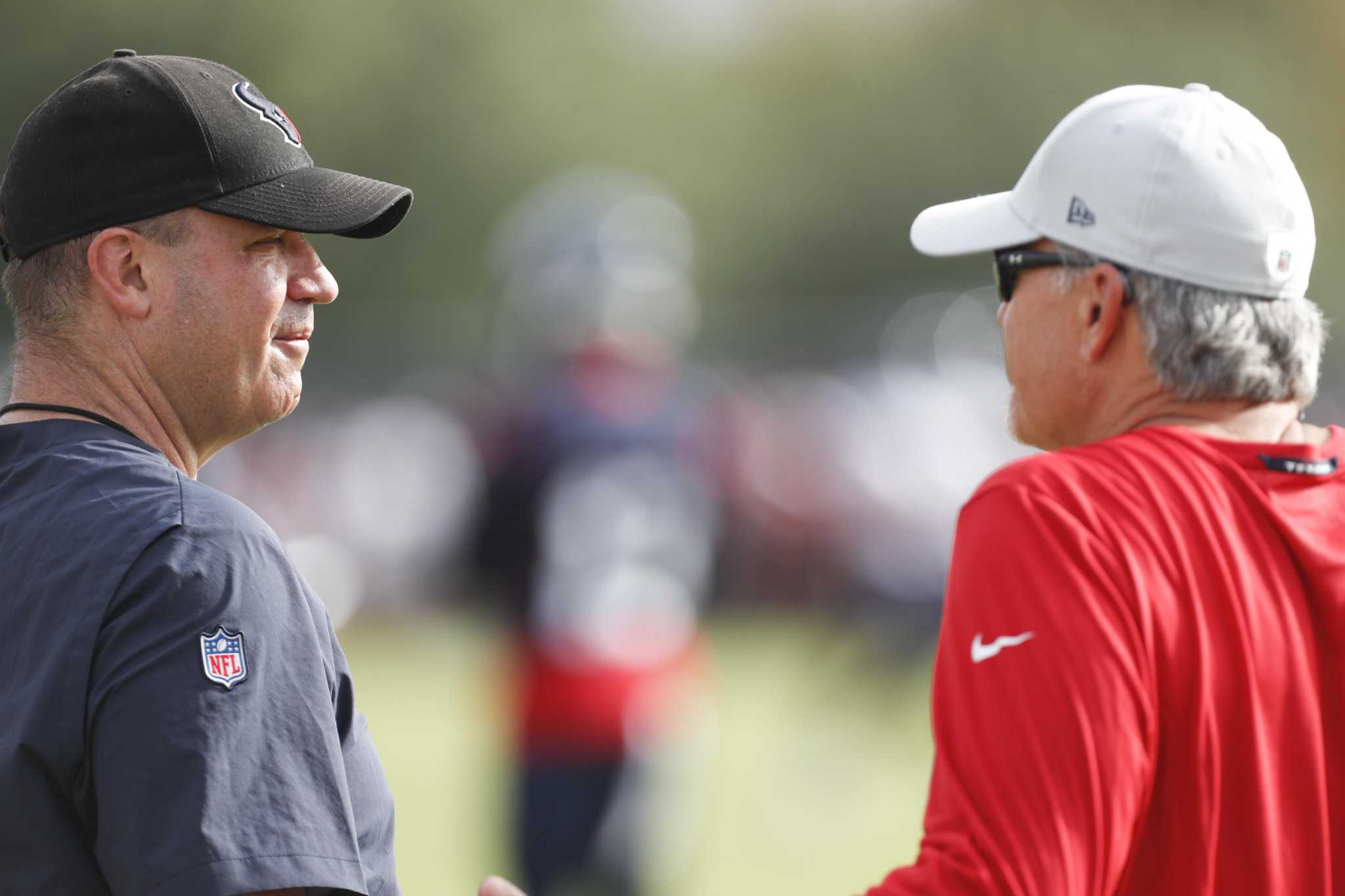 Ex-Colts coach Chuck Pagano visits Texans