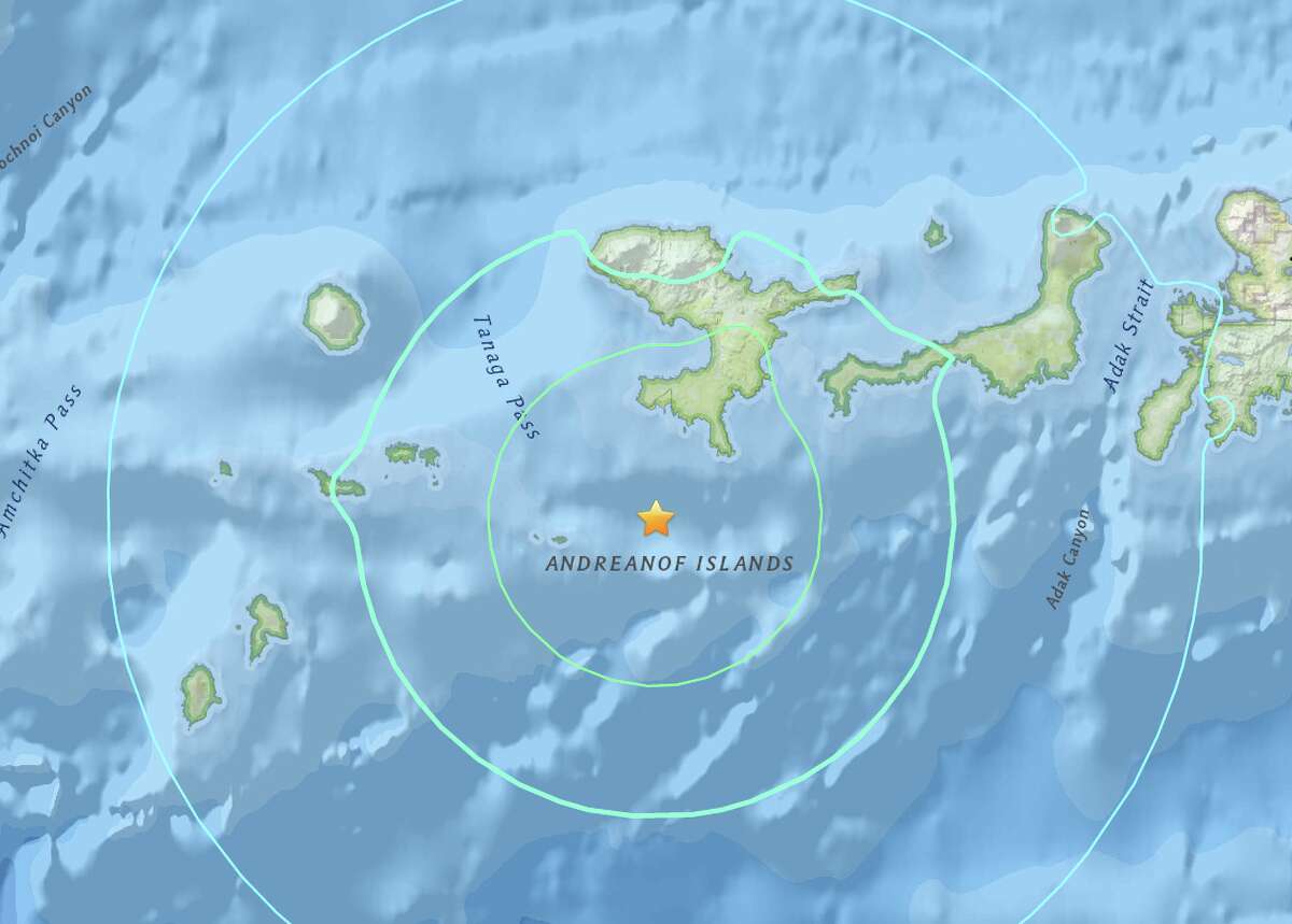 Magnitude 6.6 earthquake strikes near Tanaga Volcano, Alaska