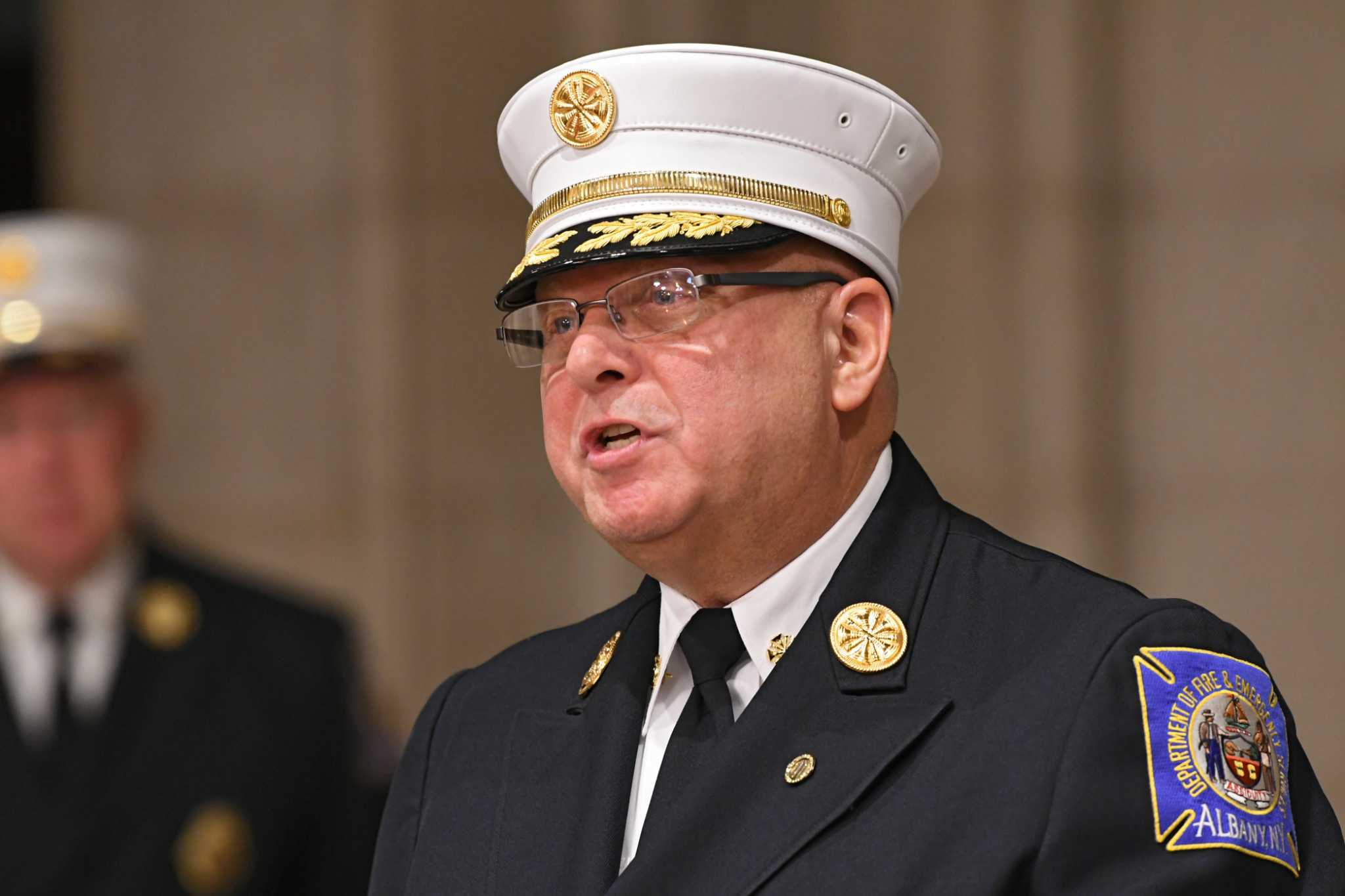 Joseph Gregory sworn in as Albany fire chief