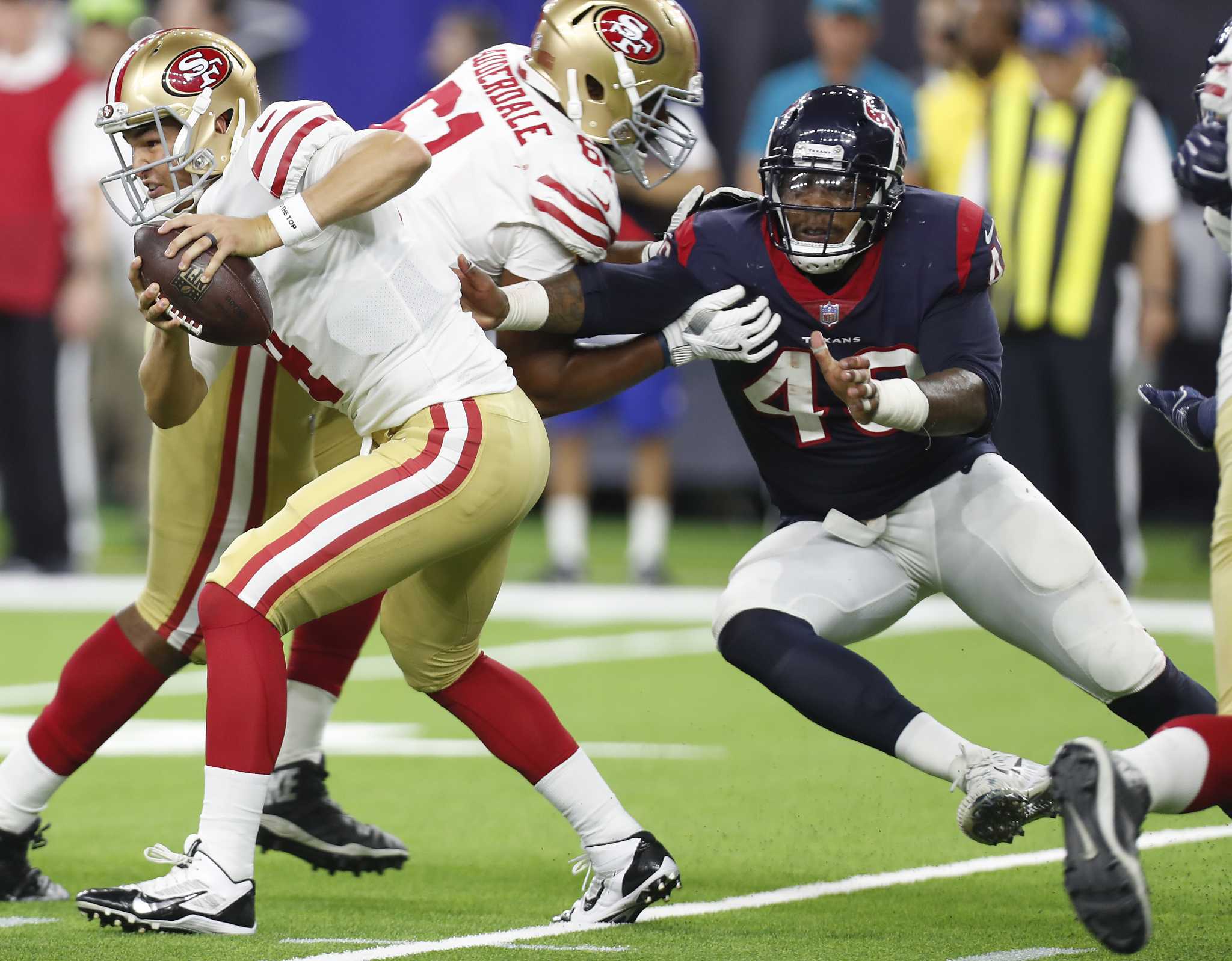 Texans re-sign Josh Keyes, waived-injured LB Tyrell Adams