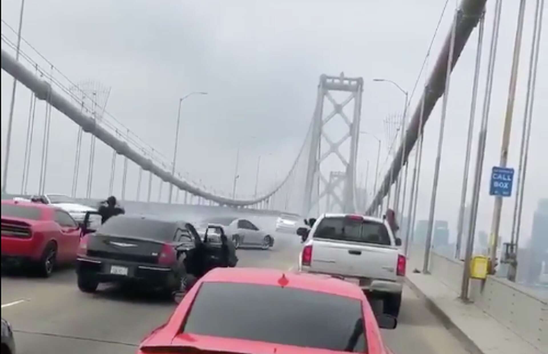 Bay Bridge sideshow leads to arrest